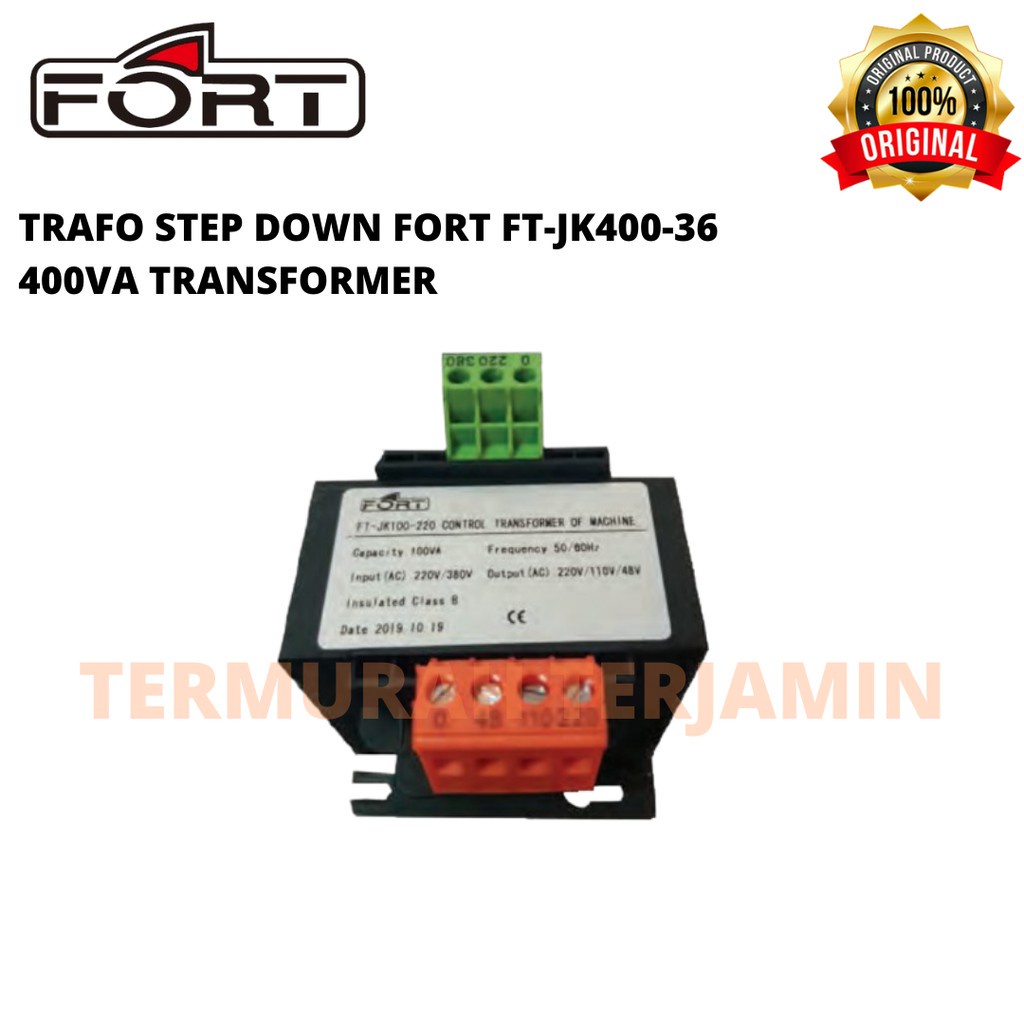 Jual TRAFO STEP DOWN FORT FT-JK400-36 400VA TRANSFORMER | Shopee Indonesia