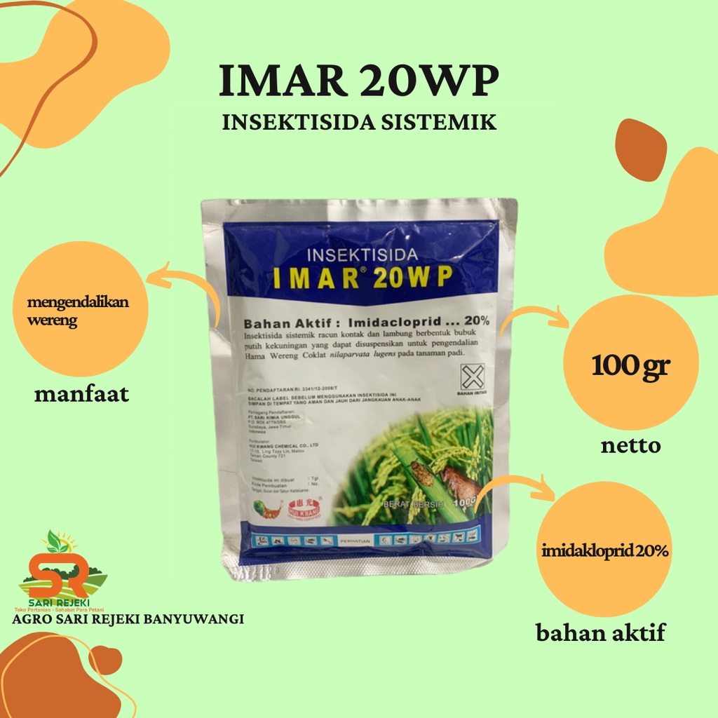 Jual IMAR 20WP 100GR INSEKTISIDA SISTEMIK | Shopee Indonesia