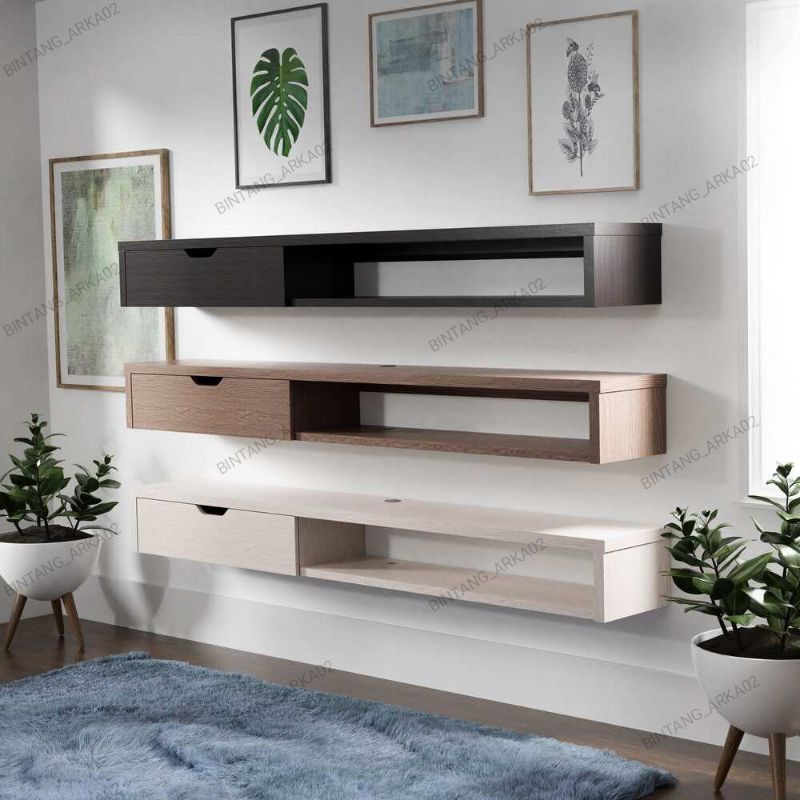 Jual Rak tv gantung minimalis rak gantung dinding | Shopee Indonesia