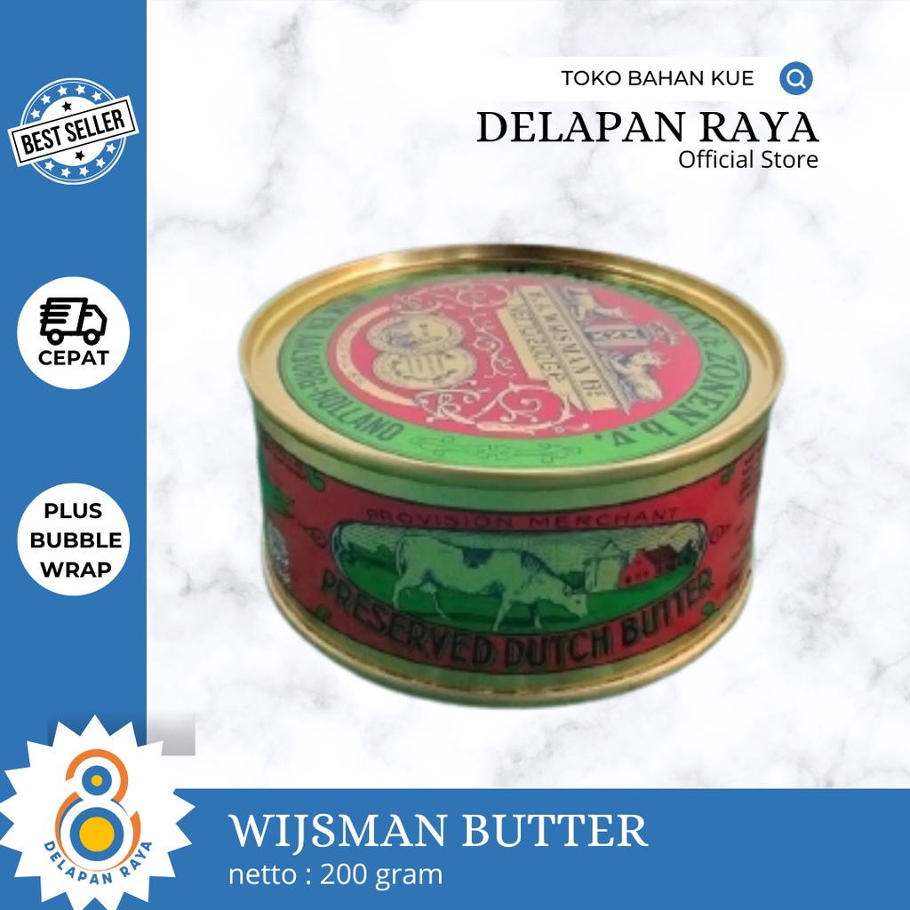 Jual WIJSMAN BUTTER 200GR - 8Raya | Shopee Indonesia