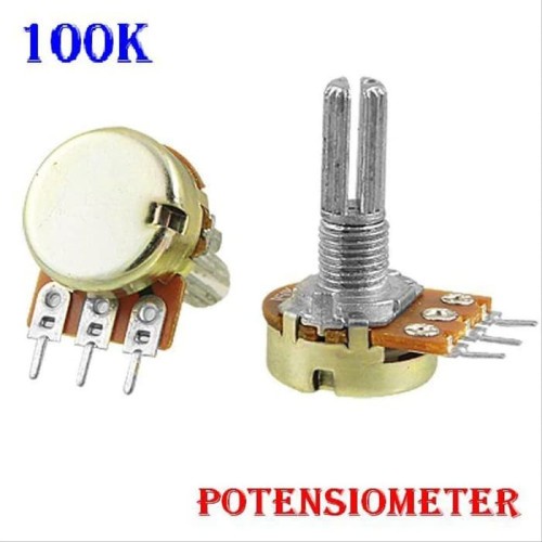 Jual Potensiometer Potensio meter Mono Linear 1K 2K 5K 10K 20K 50K 100K ...