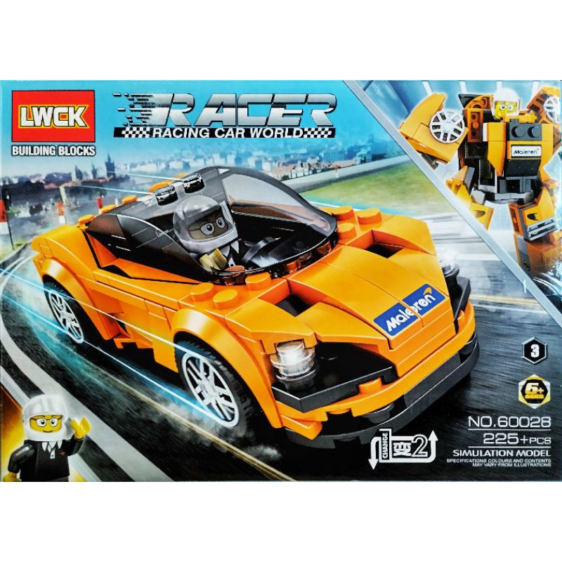 Jual mainan bricks car MOBIL + orang nascar ferrari bugatti nissan ...