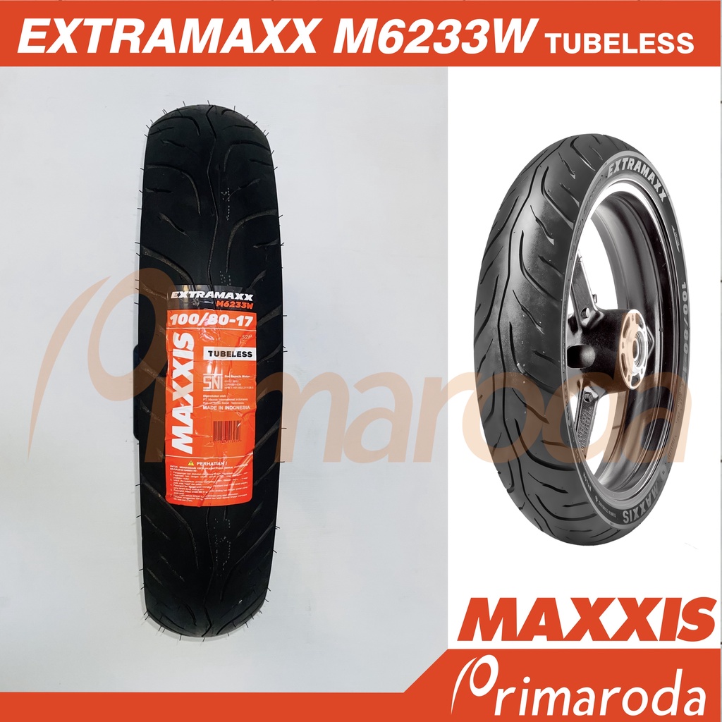 Jual Ban motor MAXXIS Extramaxx 100/80 Ring 17 100/80-17 Tubeless ...