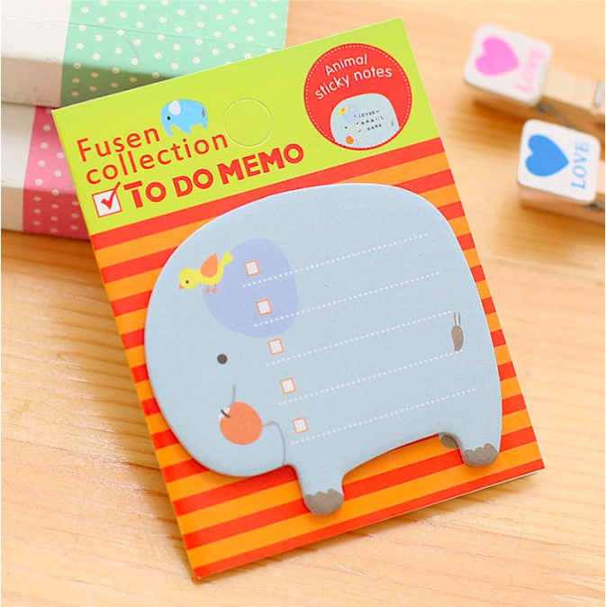 Jual Sticky Notes Motif Binatang Tempelan Kertas Catatan Memo Note ...