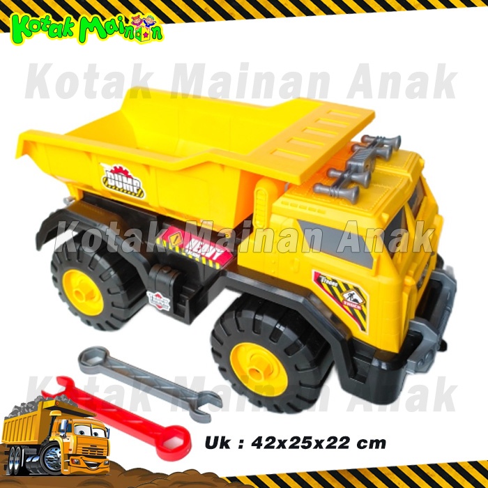 Jual Mainan Mobil Truck Dump Truk Pasir Tractor Excavator Konstruksi ...