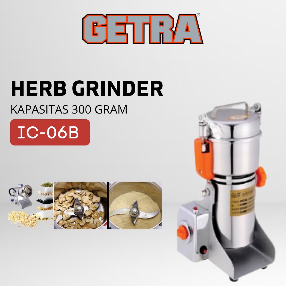 Jual IC-06B HERB GRINDER GETRA MESIN PENGGILING HALUS BUMBU & PENEPUNG ...