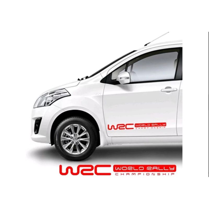 Jual stiker mobil Sticker pintu mobil WRC sticker custom | Shopee Indonesia