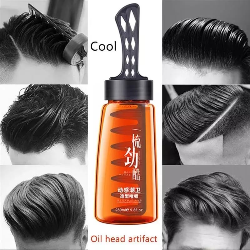 Jual viralkan GEL RAMBUT SISIR minyak rambut hair stayling pria minyak ...