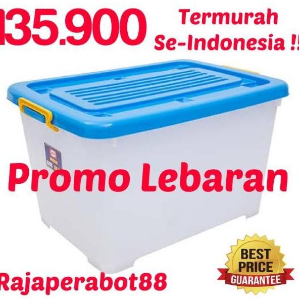 Jual SHINPO SIP 116 CONTAINER MEGA BOX PLASTIK CB 130 LITER DENGAN RODA ...