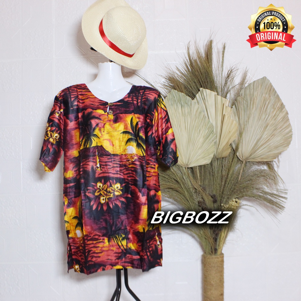 Jual NEW COD BAJU KATUN BALI MOTIF PANTAI KELAPA PRIA WANITA / BAJU ...