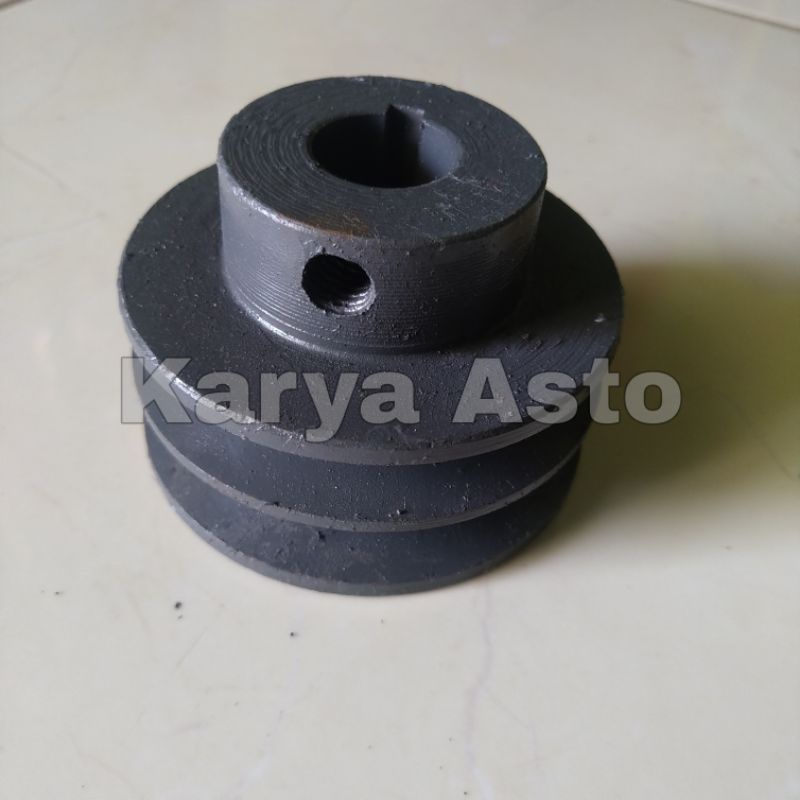 Jual pulley pully 3 inch A2 as 19, 20, 22, 24, 25, 1 inch, 28mm Puli ...
