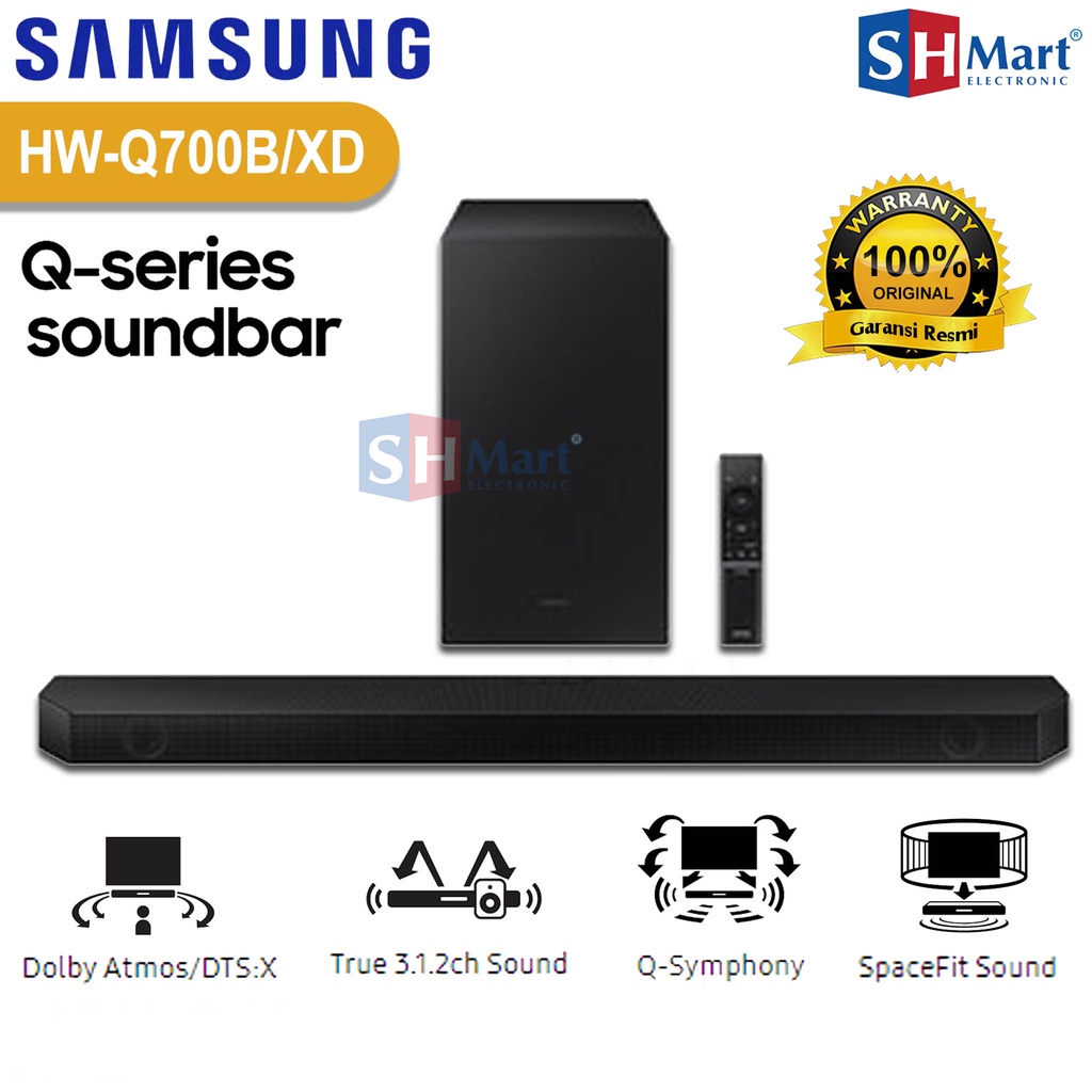 Jual SOUNDBAR SAMSUNG HW-Q700B TRUE DOLBY ATMOS DTS:X HWQ700B Q700B 3.1 ...