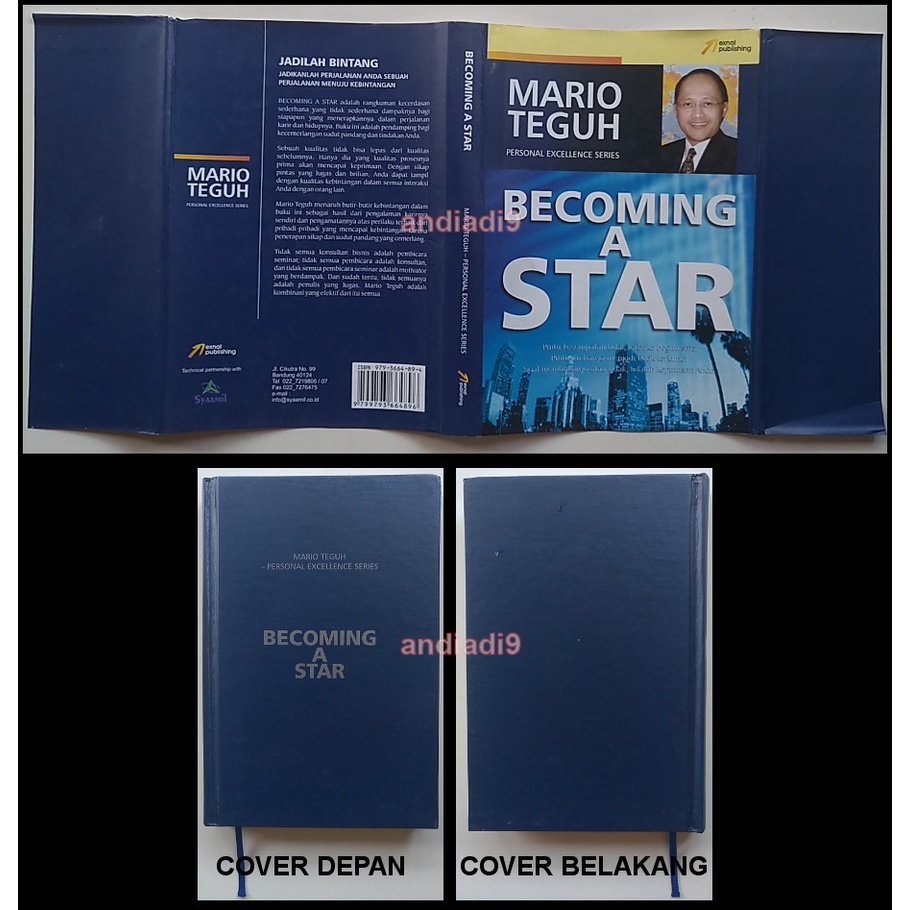 Jual BECOMING A STAR MARIO TEGUH ADA TANDA TANGAN PENGARANG MARIO TEGUH ...
