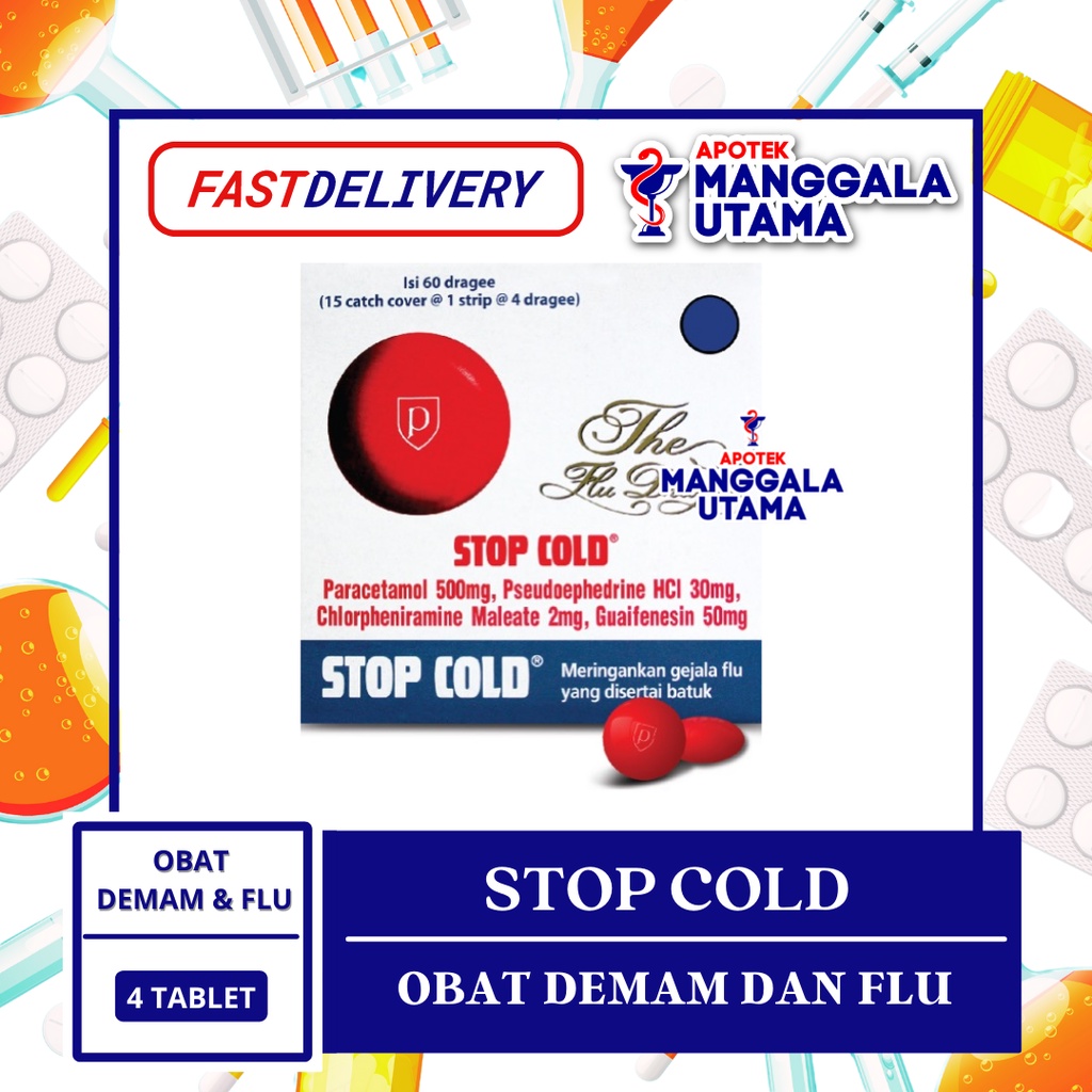 Jual STOP COLD PER STRIP ISI 4 TABLET | Shopee Indonesia