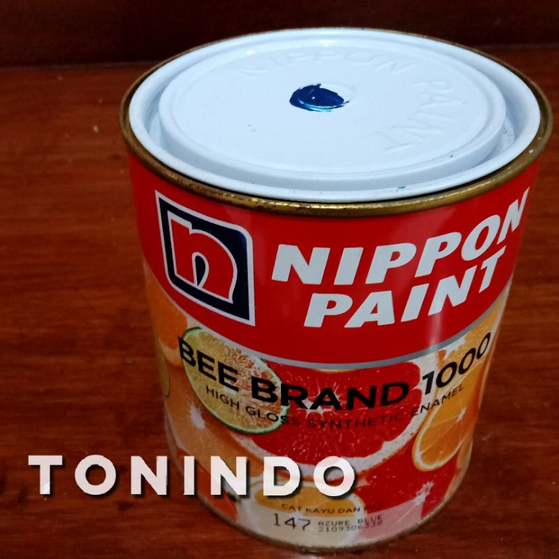 Jual Cat Kayu & Besi Bee Brand 1000 Varian Warna Biru dan Ungu (0, 4lt ...