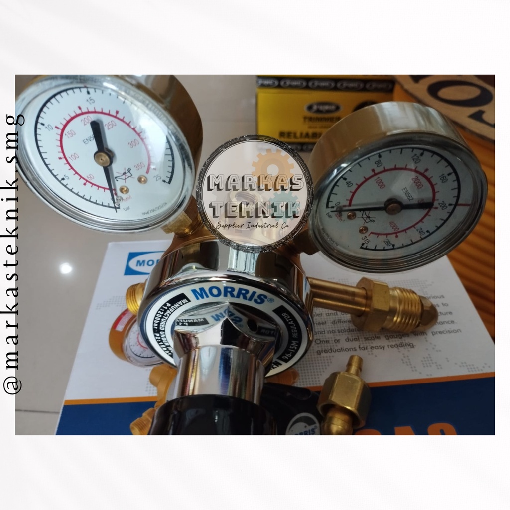Jual MORRIS Gas Regulator Nitrogen Harris Style Model No. 96-15M-N2 ...