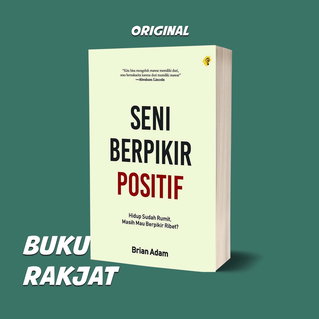Jual Buku Seni Berpikir Positif (Bright Publisher) | Shopee Indonesia Jual Buku Seni Berpikir Positif (Bright Publisher) | Shopee Indonesia