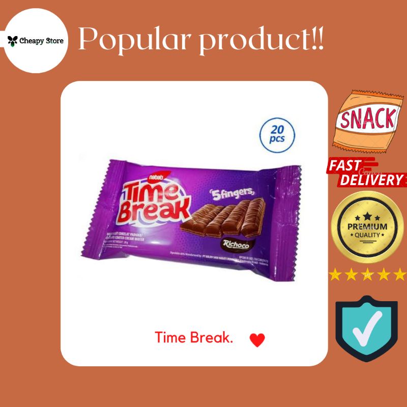 Jual Nabati Time Break Richoco isi 20pcs | Shopee Indonesia