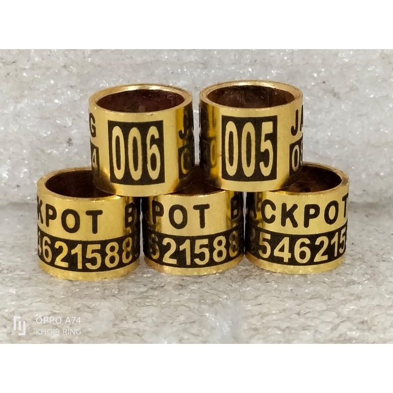 Jual RING MERPATI LASER BAHAN KUNINGAN ASLI ORIGINAL BISA CETAK NAMA ...