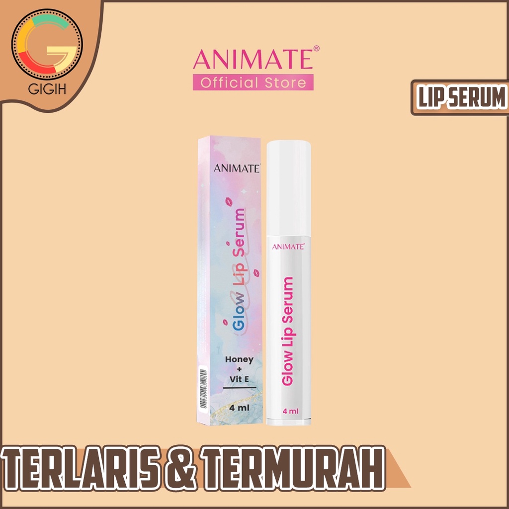 Jual ANIMATE GLOW LIP SERUM / SERUM BIBIR / LIP GLOW SERUM 4ML | Shopee ...