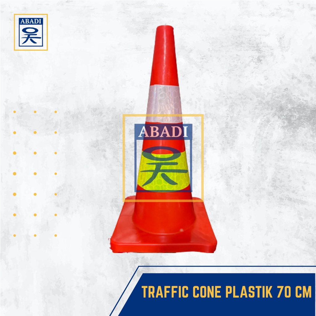 Jual TRAFFIC CONE PLASTIK 70 CM | Shopee Indonesia
