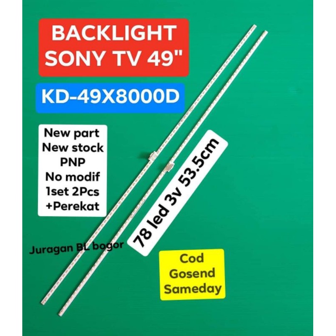 Jual LAMPU LED BL BACKLIGHT TV SONY 49X8000D KD-49X8000D | Shopee Indonesia