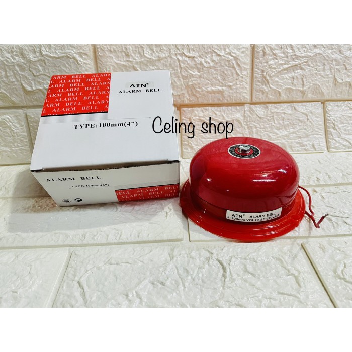 Jual BEL KRING BESAR BELL TET SEKOLAH KANTOR FIRE ALARM 4' 100MM ...
