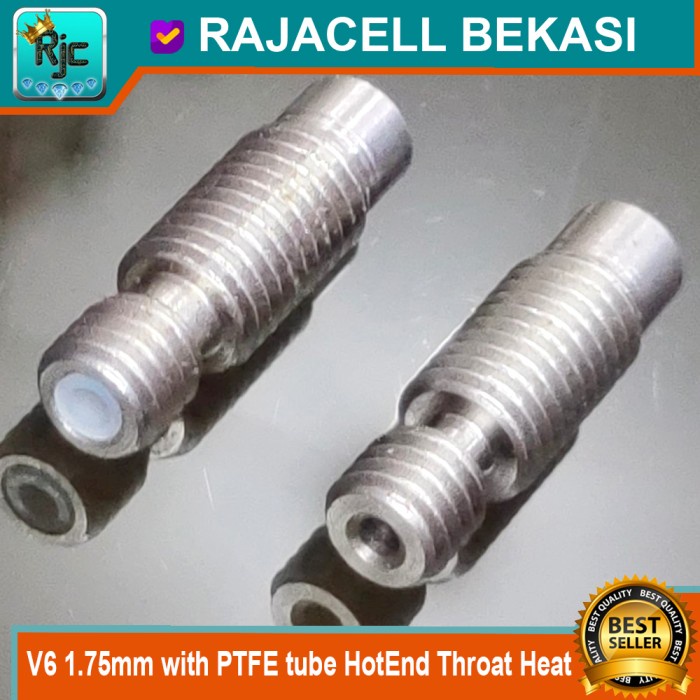 Jual V6 1.75mm with PTFE tube HotEnd Throat Heat break Hot end Extruder ...