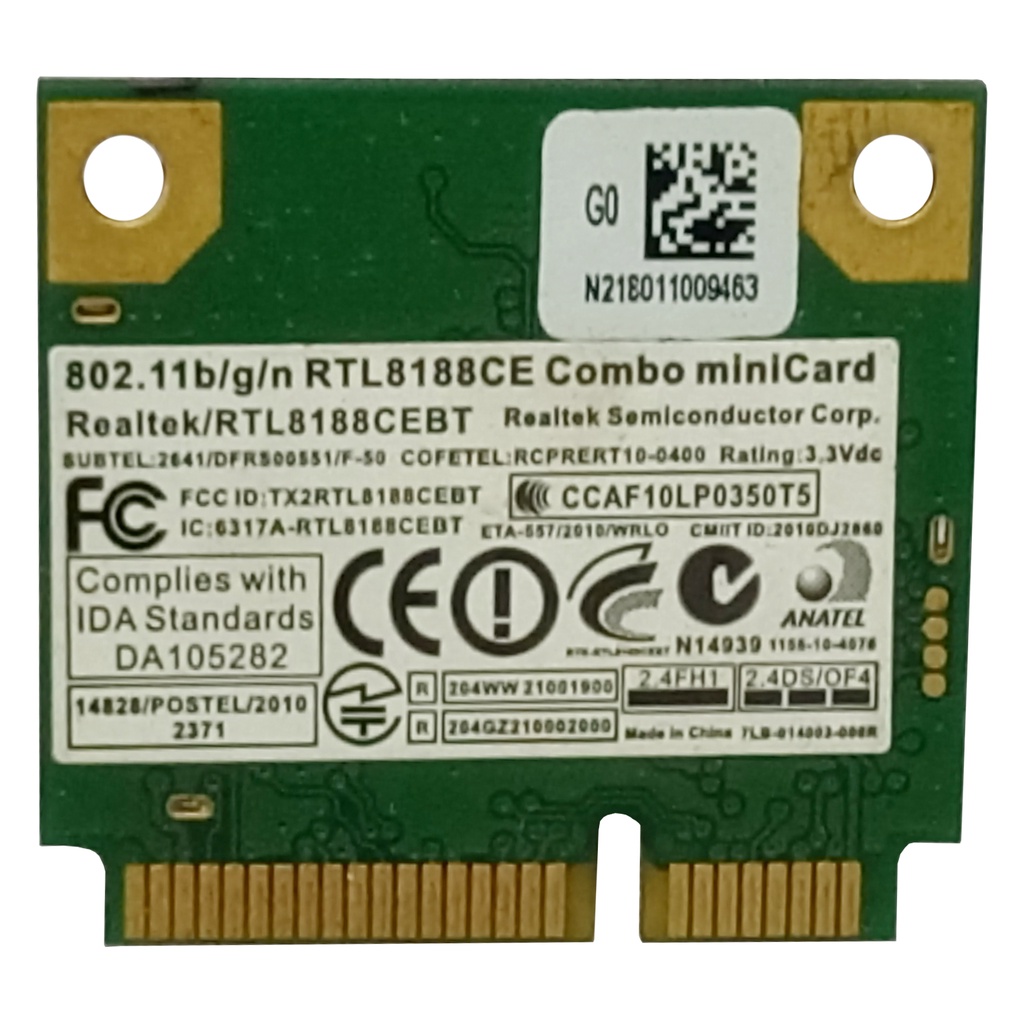 Jual Wifi card Realtek RTL8188CE RTL 8188CEBT - Wifi laptop RTL ...