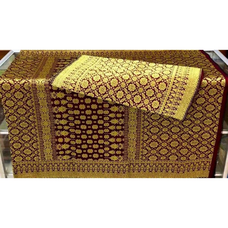 Jual SONGKET PALEMBANG LEPUS RANGKAP2 ASLI TENUN TANGAN | Shopee Indonesia