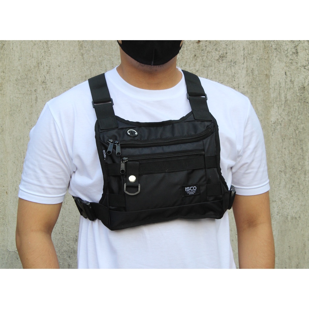 Jual chest bag/chest rig bag/tas dada tactical pria premium | Shopee ...