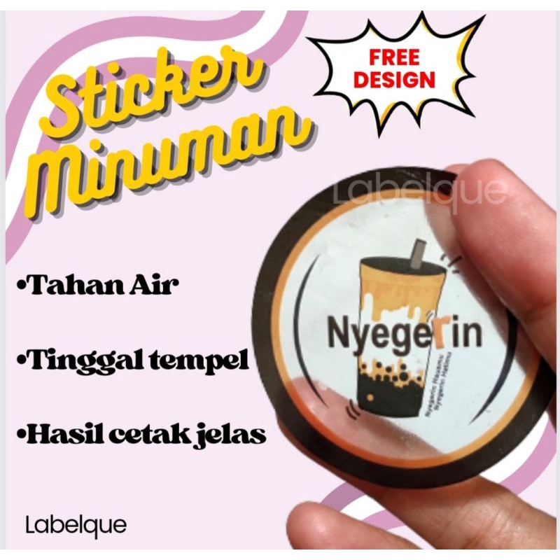 Jual [TANPA MINIMAL ORDER!!] Sticker Minuman Susu Coffee Boba Aesthetic ...