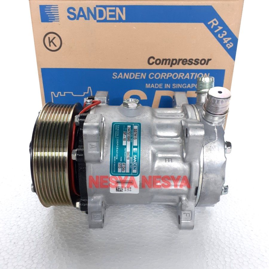 Jual Compressor Compresor Kompressor Kompresor AC SANDEN SD7H15 untuk ...