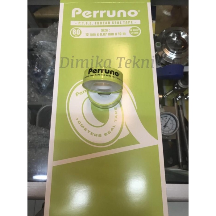 Jual Lem Pipa Seal Tape Perruno 1/2" Inch Ptfe Thread Seal Tape | Shopee Indonesia