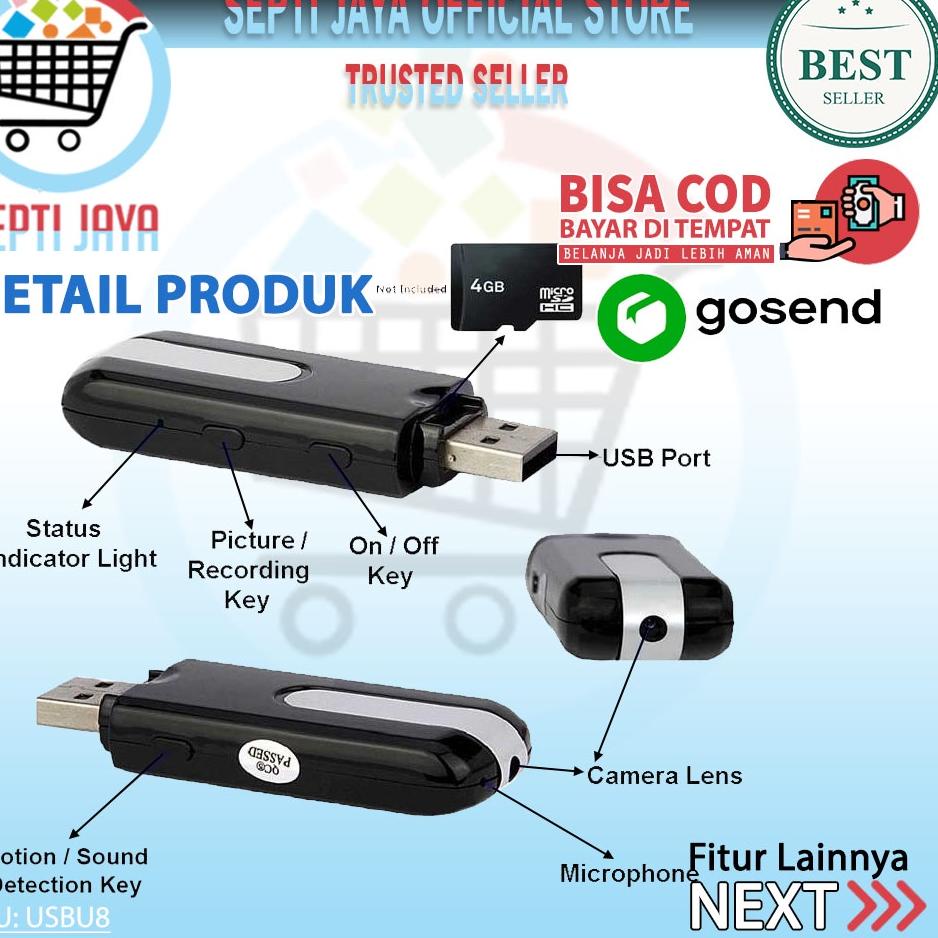Jual codeMm3M7--Spy Camera Model USB U8 Kamera Kecil Tersembunyi ...