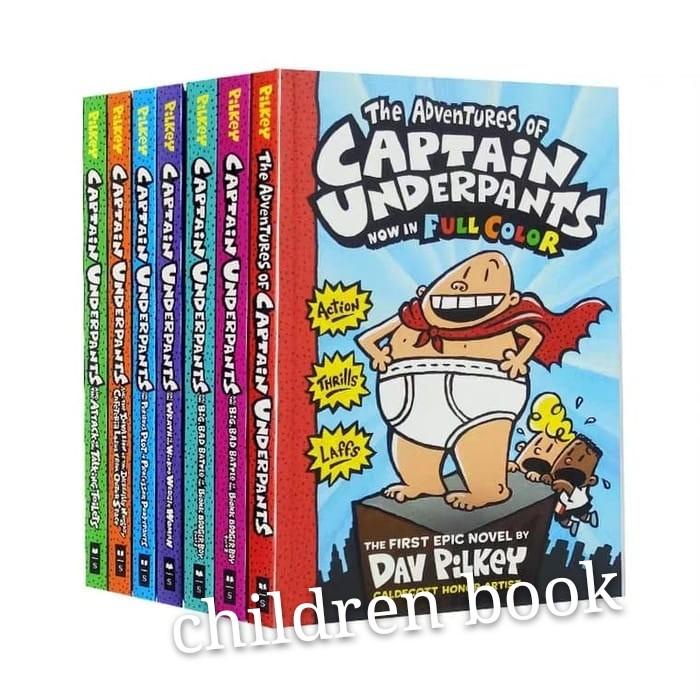 Jual Book Captain Underpants Full Color 8 Buku | Shopee Indonesia
