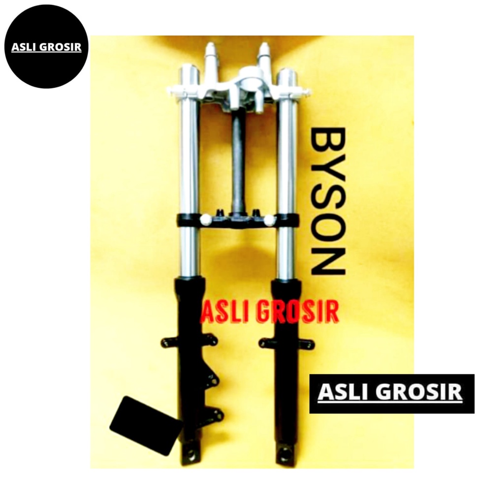 Jual up side down-shock depan byson-bison pnp rx king-vixion uk 41mm as ...