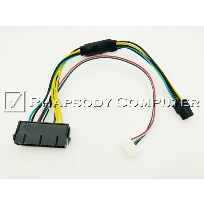 Jual Kabel Power Supply ATX 24 Pin to 2-port 6 Pin Adapter for HP Z220 ...