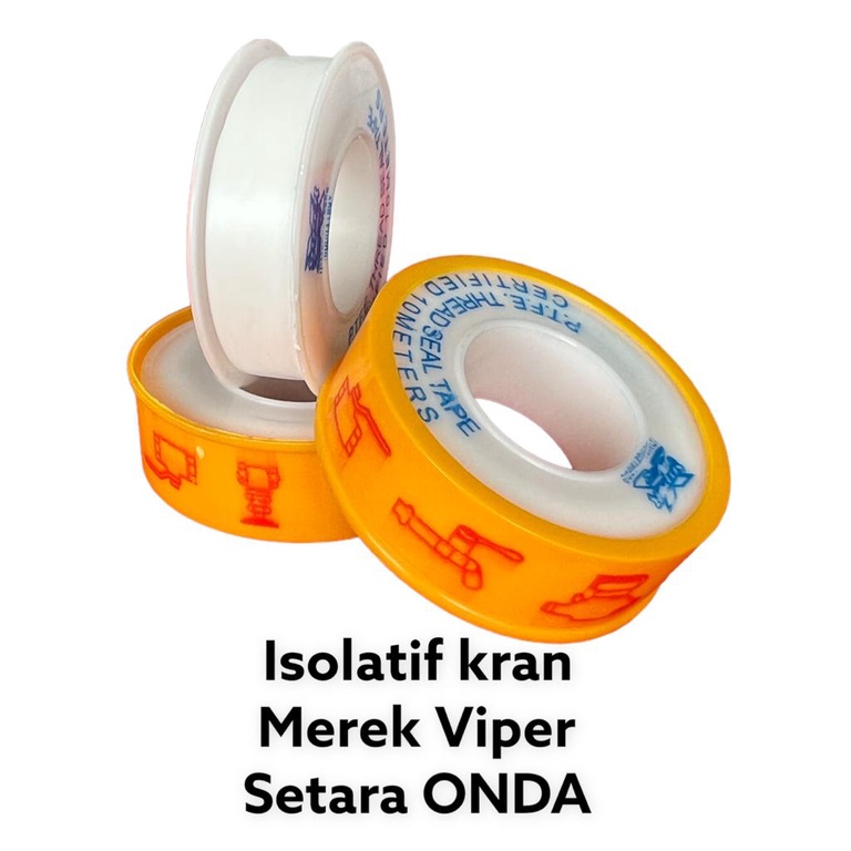 Jual SEAL TAPE/ISOLATIF BUAT SAMBUNGAN PIPA/SOLTIP KRAN | Shopee Indonesia