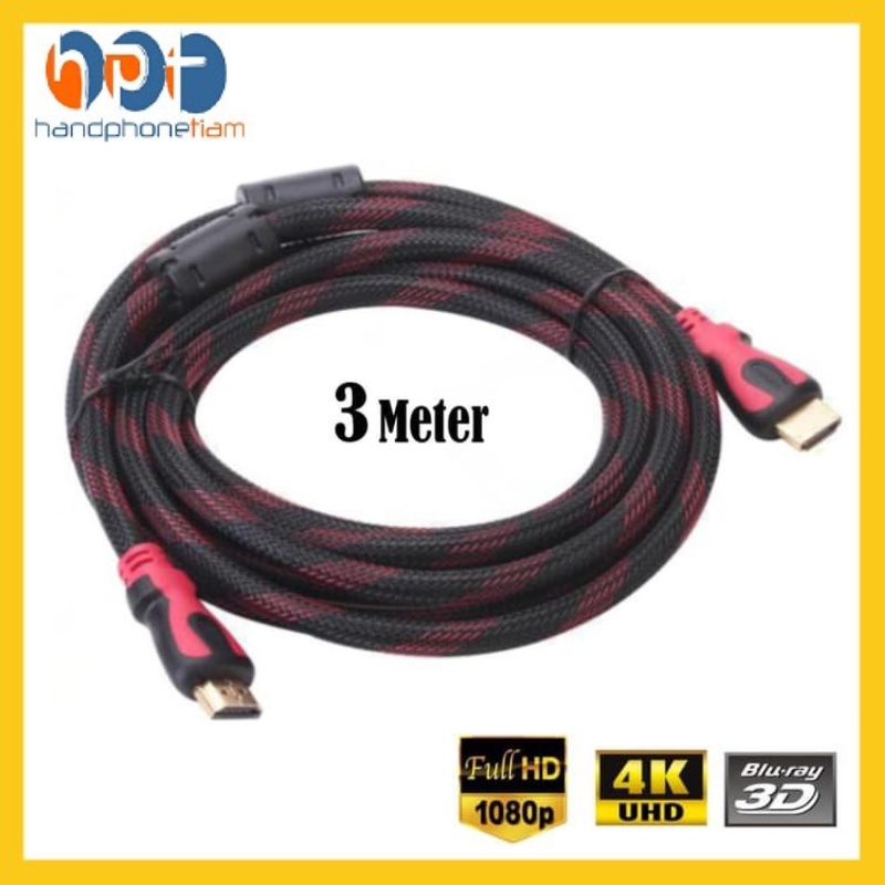 Jual Kabel Sambungan TV 3 Meter / Cable Serat Jaring 3M High Quality ...