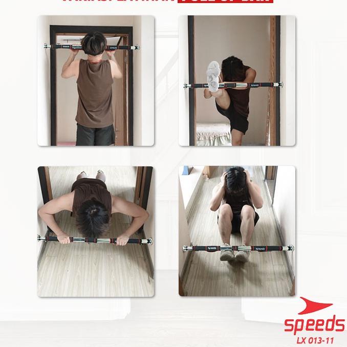 Jual SPEEDS Pull Up Bar Push Up Bar Alat Olahraga Fitness Door Chinning ...