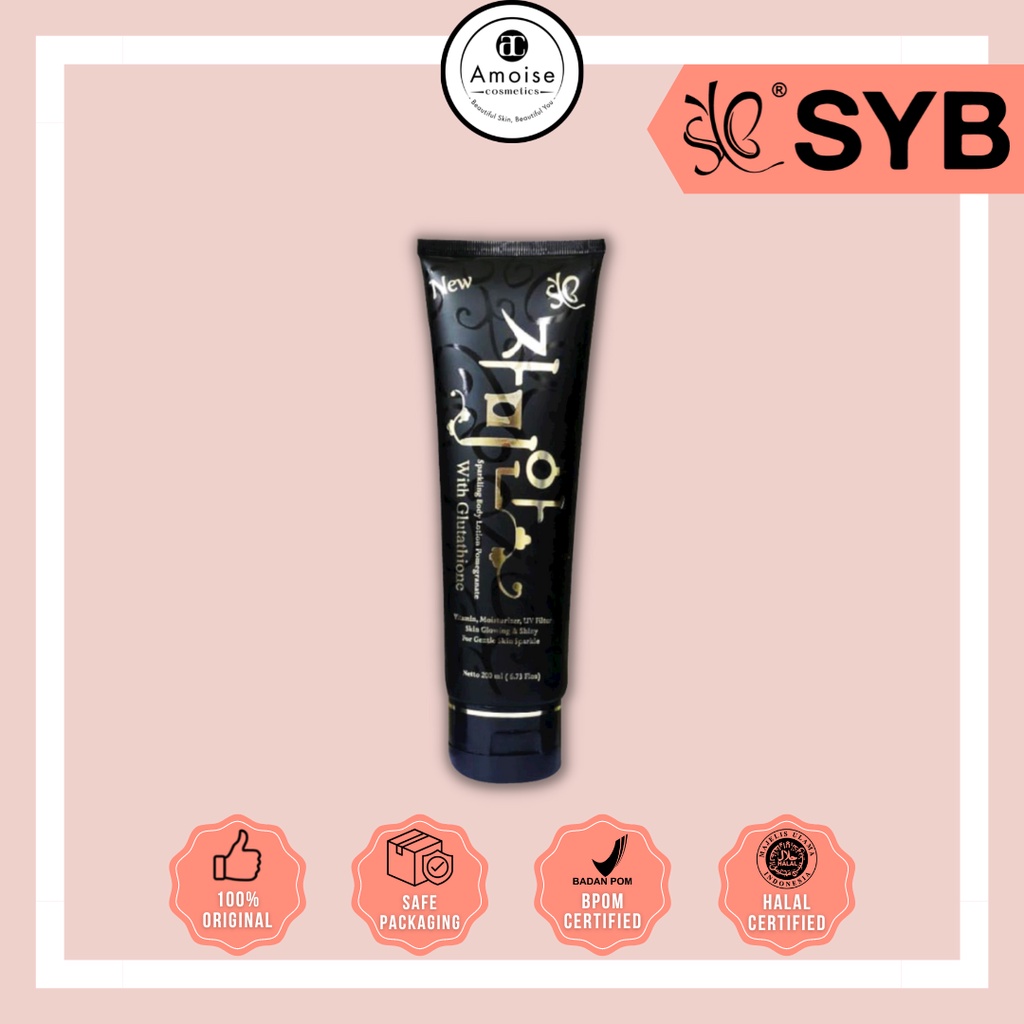 Jual SYB Sparkling Body Lotion Pomegranate (Black Pome) | Shopee Indonesia