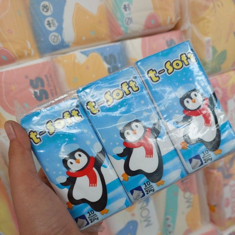 Jual T-SOFT Tisu Saku / Pocket (1 PAX isi 6 pcs) | Shopee Indonesia