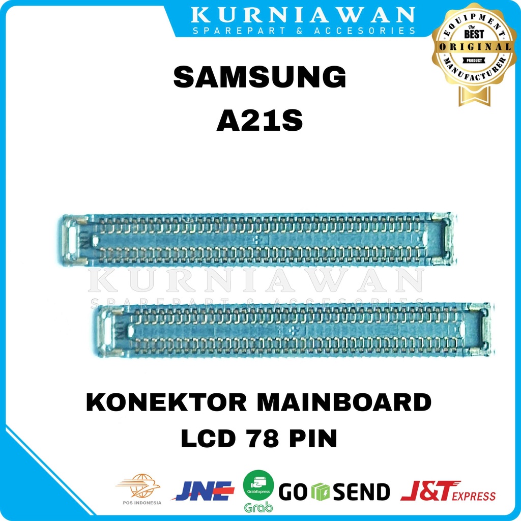 Jual Konektor Mainboard Samsung A21s Soket Main Board Lcd FPC 78 Pin ...