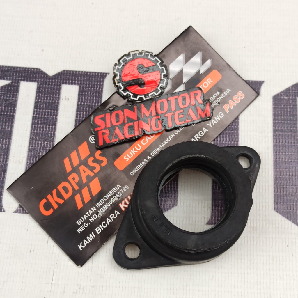Jual Insulator Intake Intek Karet Maniful Manifold Karburator Kawasaki Binter Merzy Mercy KZ200 ...