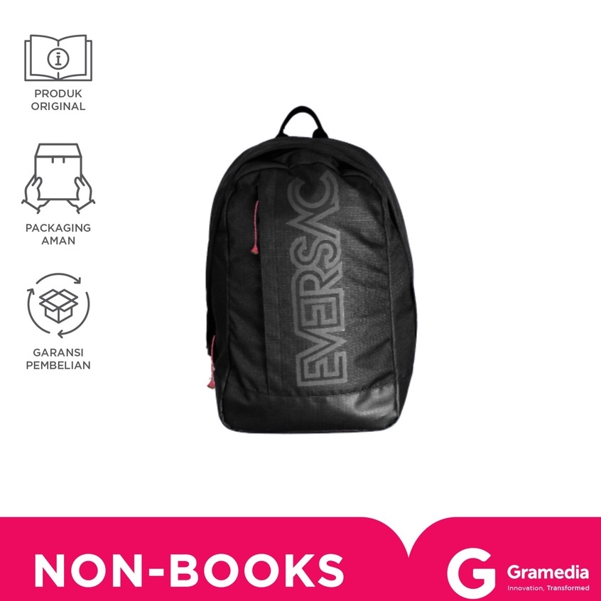 Jual Backpack / Tas Punggung / Eversac Sport Backpack Black | Shopee Indonesia