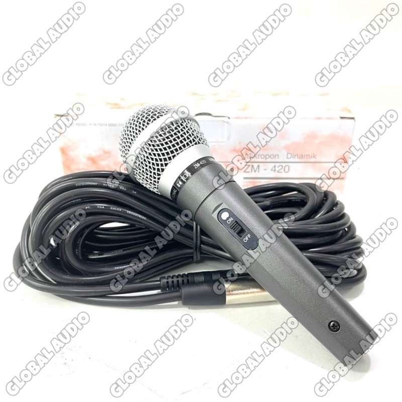 Jual Mic Kabel TOA ZM 420 Original toa Zm420 Mic Kabel -+ 5meter Bagus ( Bisa COD ) | Shopee ...