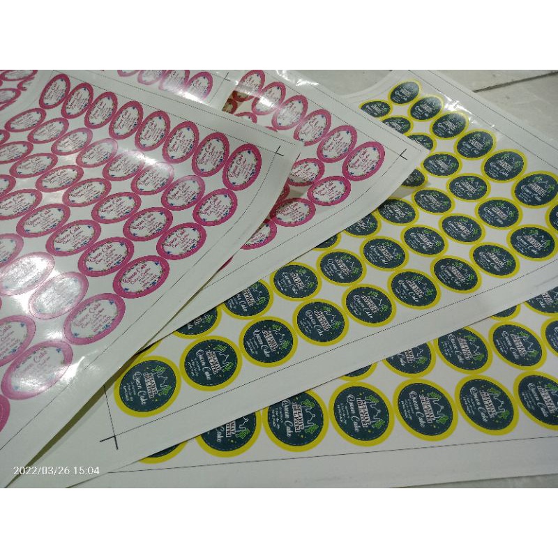 Jual stiker logo variasi bahan a3 cromo | Shopee Indonesia
