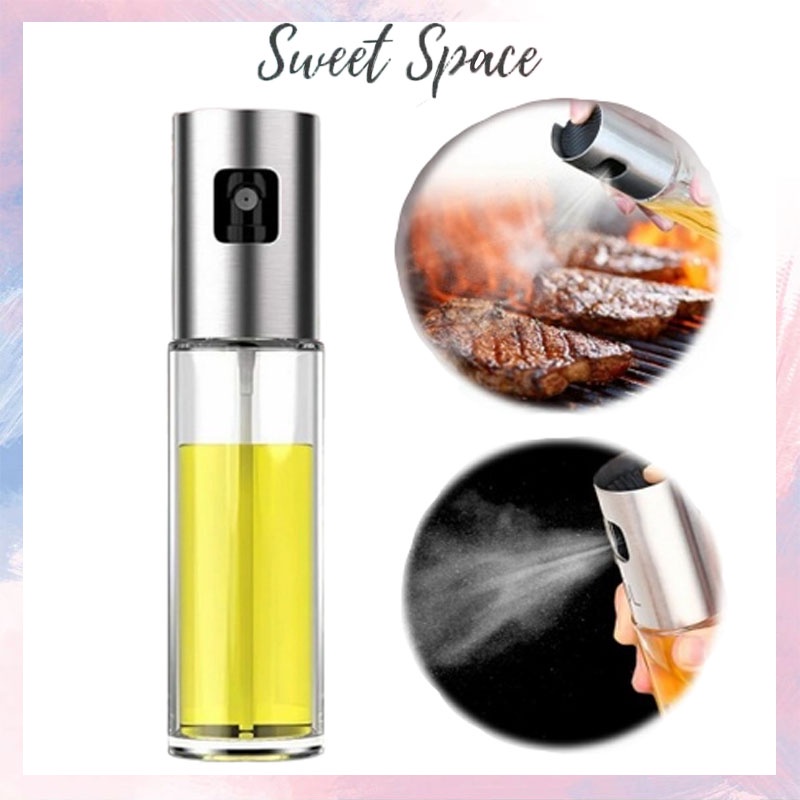 Jual BOTOL MINYAK SPRAY 100ML BAHAN KACA [SWEETSPACE] | Shopee Indonesia