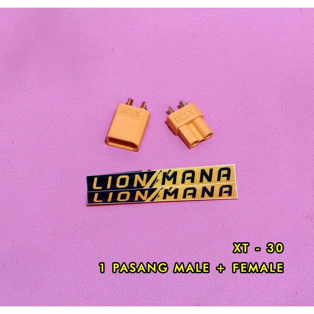 Jual Konektor Connector Xt30 XT-30 baerai rc drone 1 pasang | Shopee Indonesia